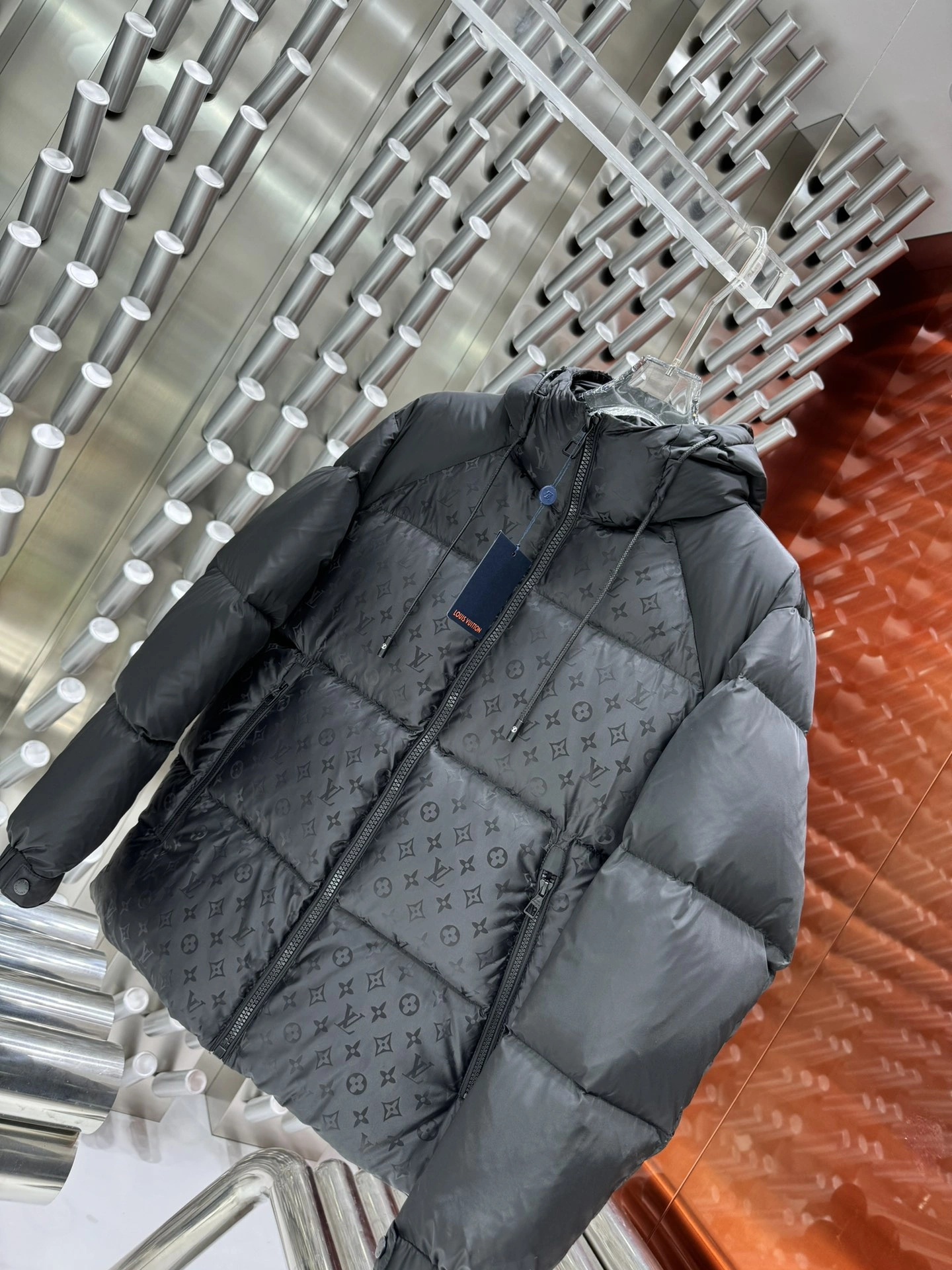 Brand-authenticated Louis Vuitton Down Jackets