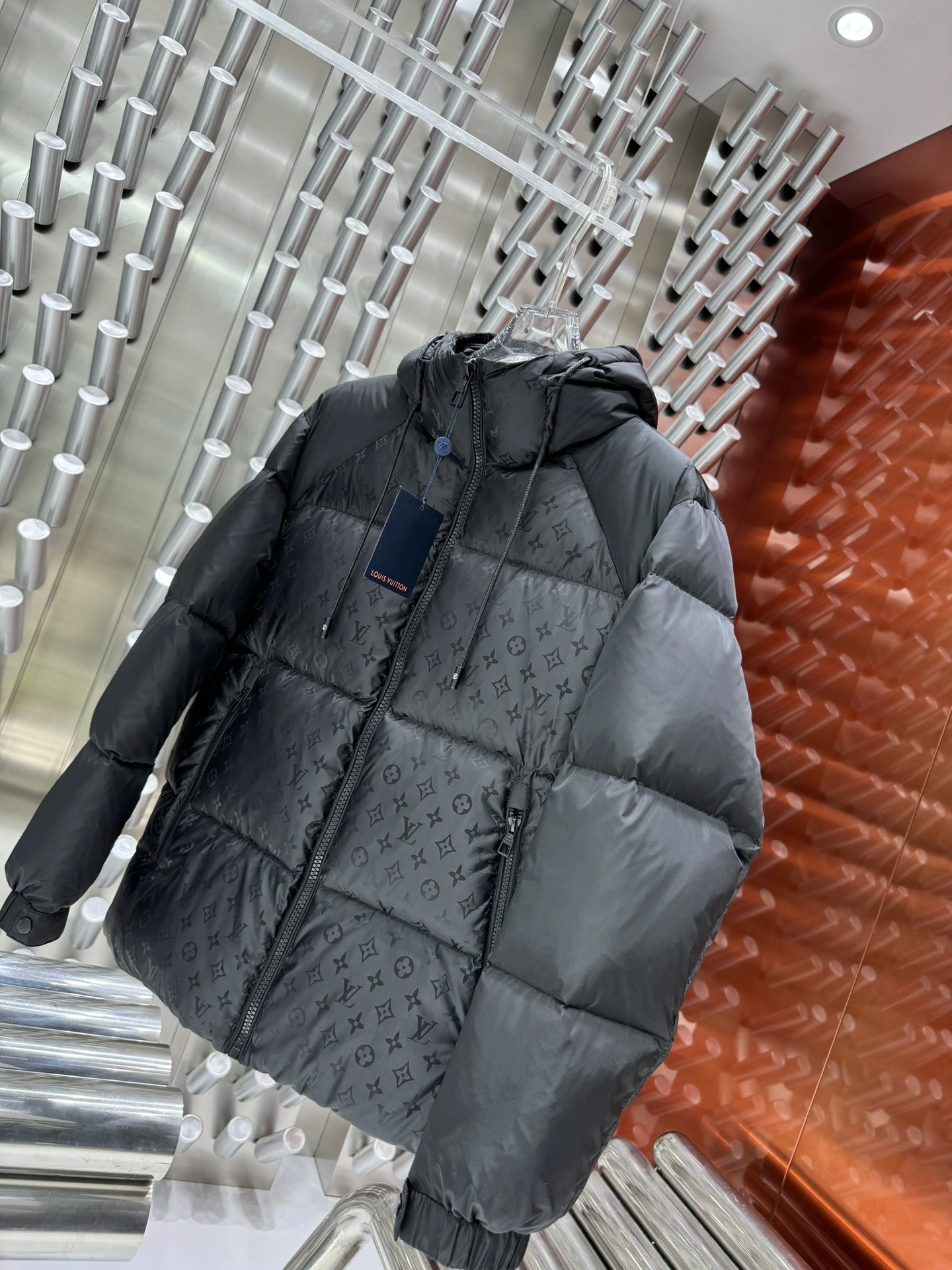 Brand-authenticated Louis Vuitton Down Jackets