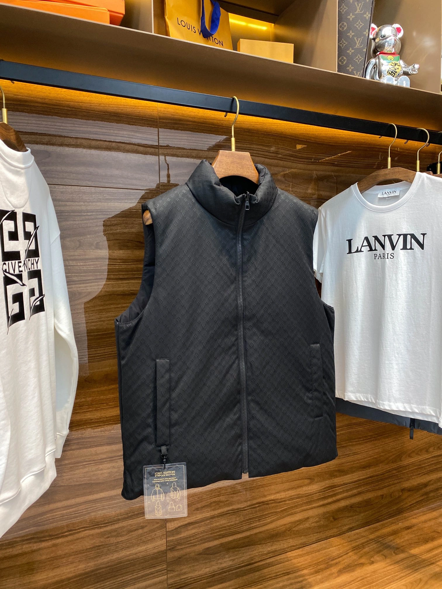 Brand-authenticated Louis Vuitton Down Jackets