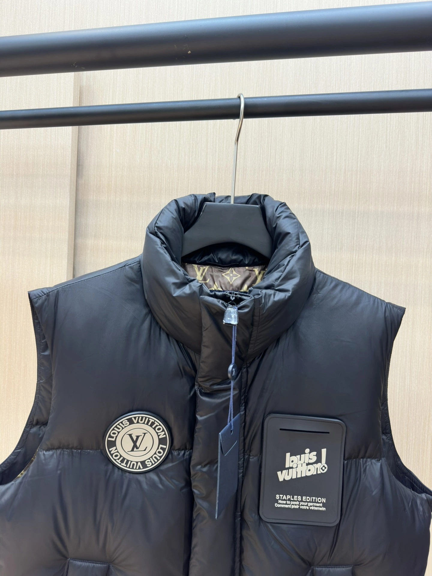Brand-authenticated Louis Vuitton Down Jackets
