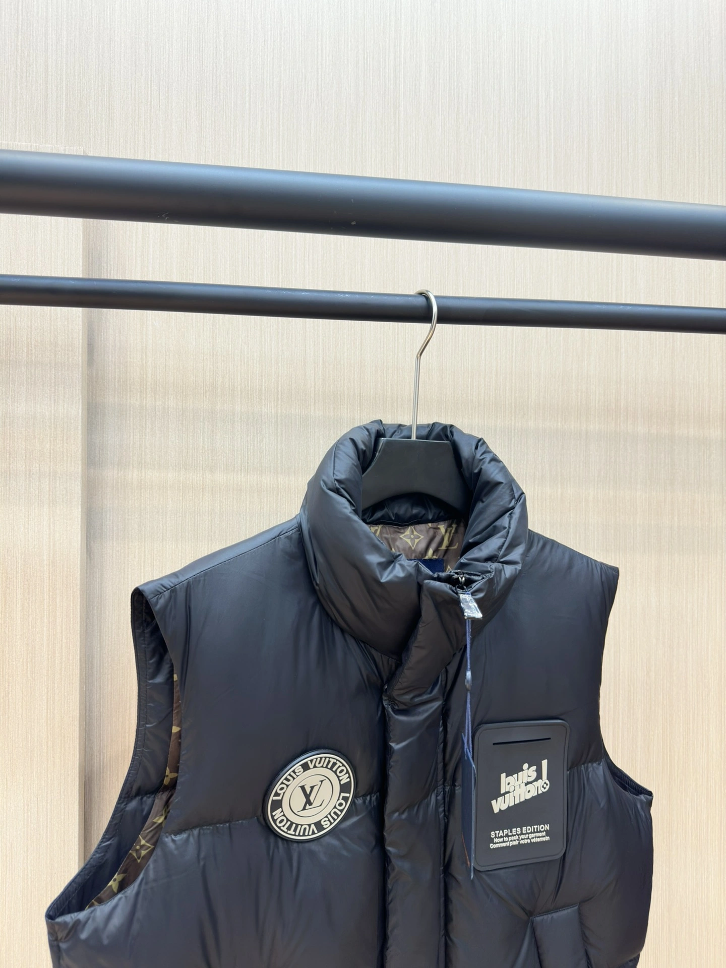 Brand-authenticated Louis Vuitton Down Jackets