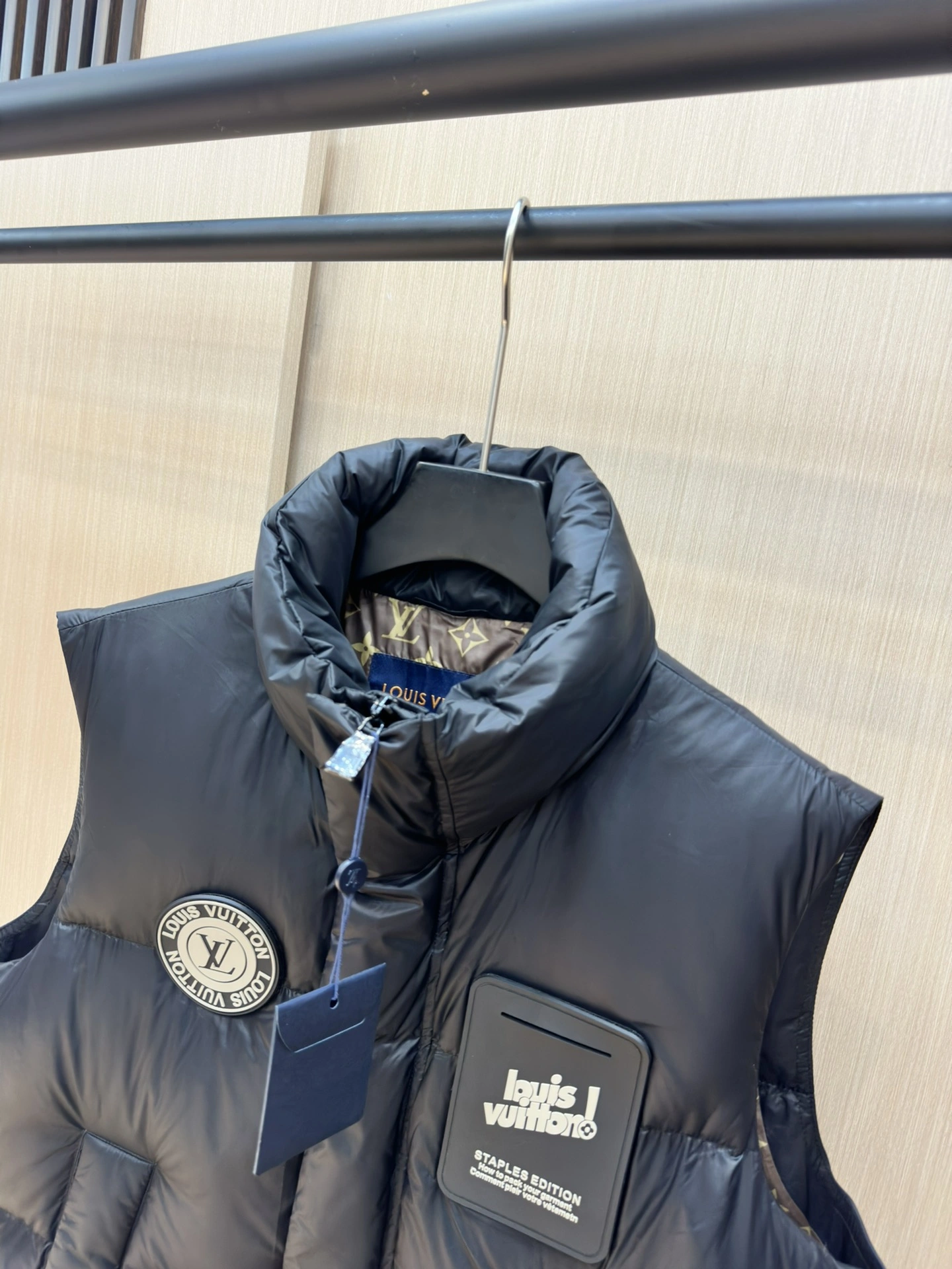 Brand-authenticated Louis Vuitton Down Jackets