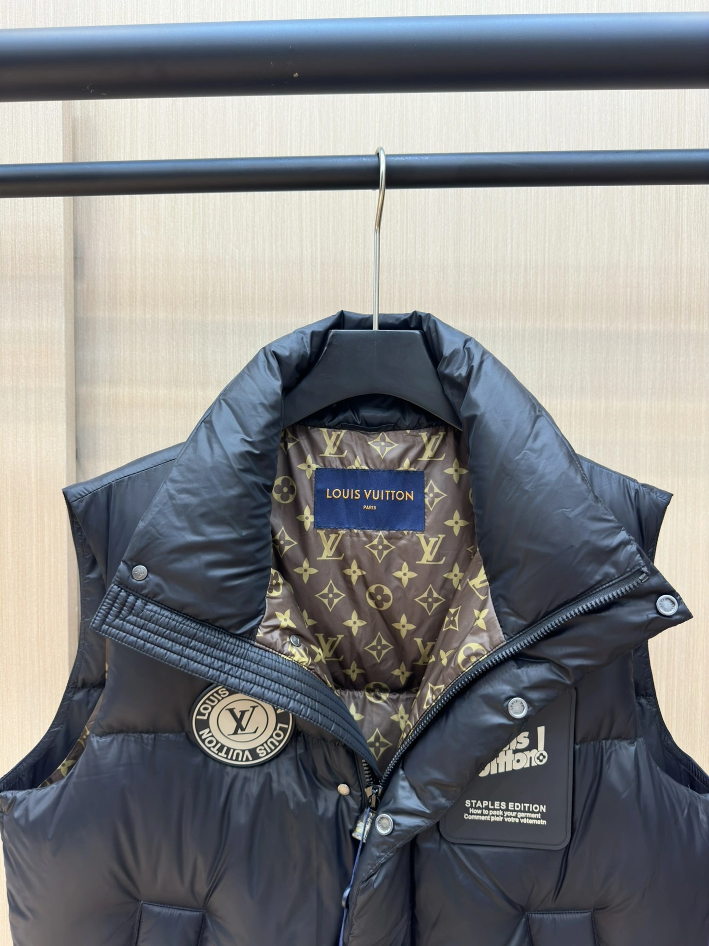 Brand-authenticated Louis Vuitton Down Jackets