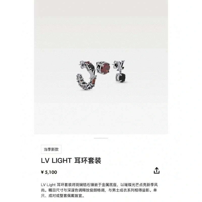 Original Louis Vuitton Earrings