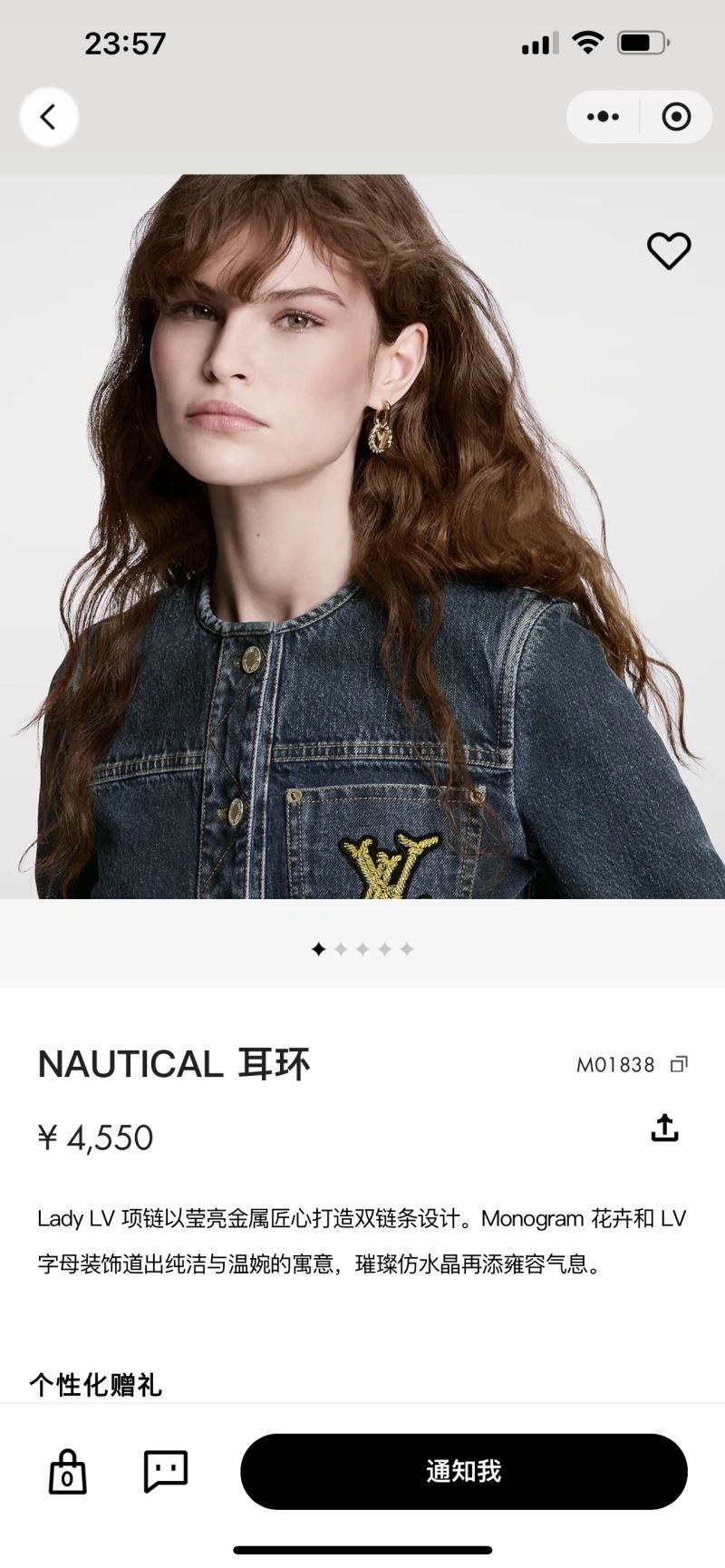 OEM Louis Vuitton Earrings