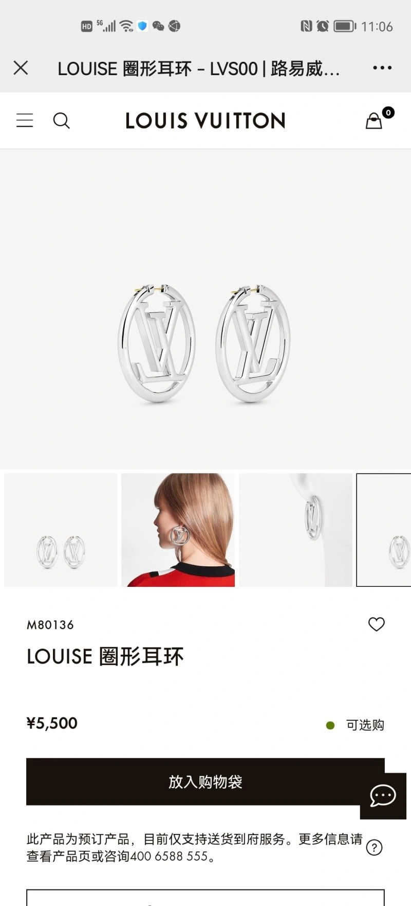 Louis Vuitton Earrings