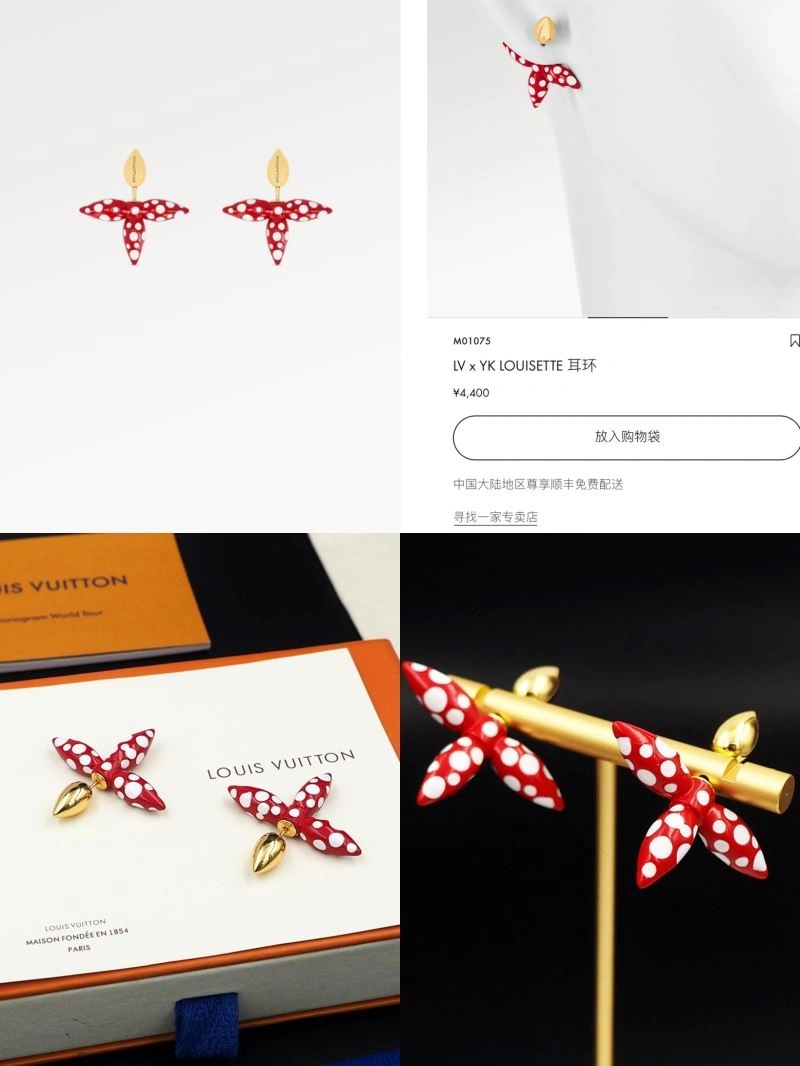 1:1 copy Louis Vuitton Earrings