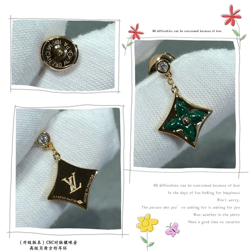 Brand-authenticated Louis Vuitton Earrings