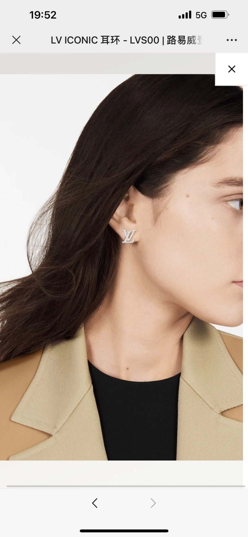 Real Louis Vuitton Earrings
