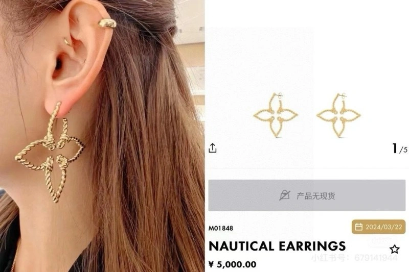 Precise copy Louis Vuitton Earrings