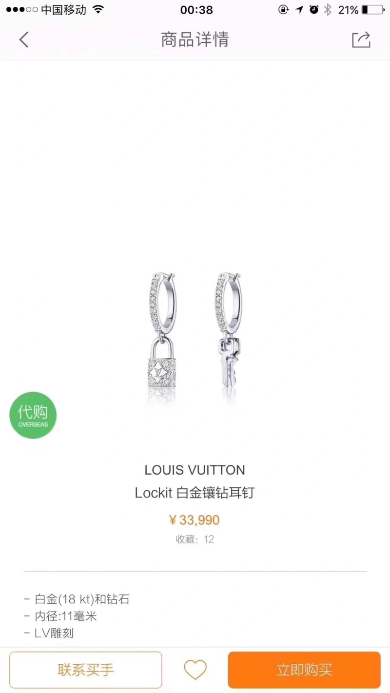 Reasonably priced Louis Vuitton Earrings