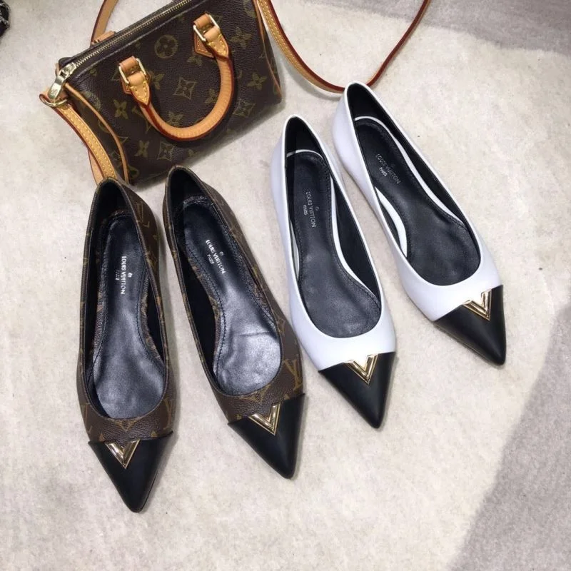 Real Louis Vuitton Flat Shoes