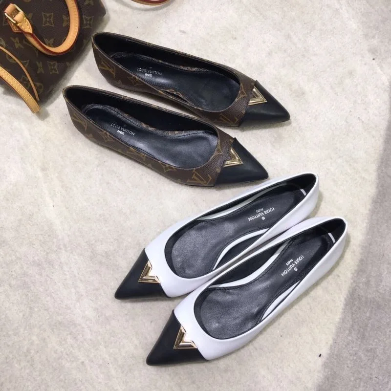 Brand-authenticated Louis Vuitton Flat Shoes