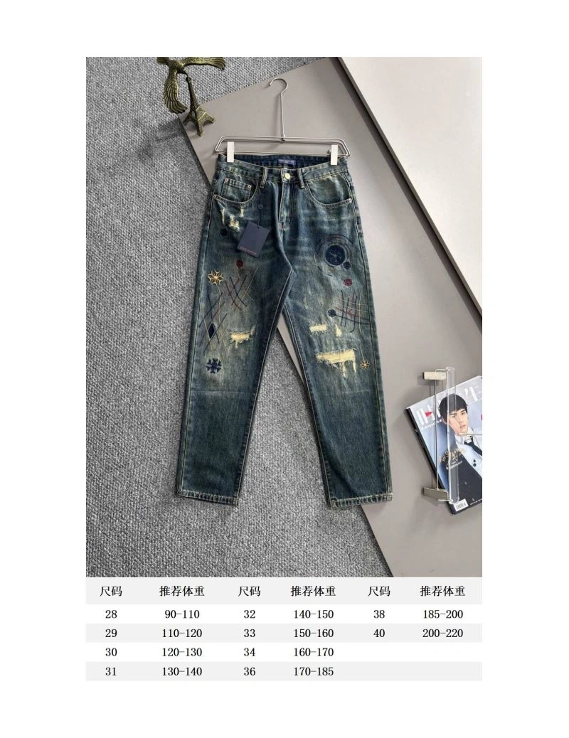 Precise copy Louis Vuitton Jeans