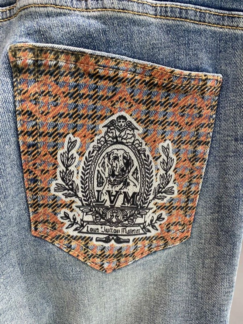 Brand-authenticated Louis Vuitton Jeans