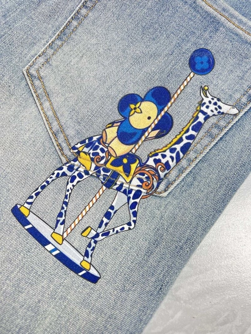 Brand-authenticated Louis Vuitton Jeans