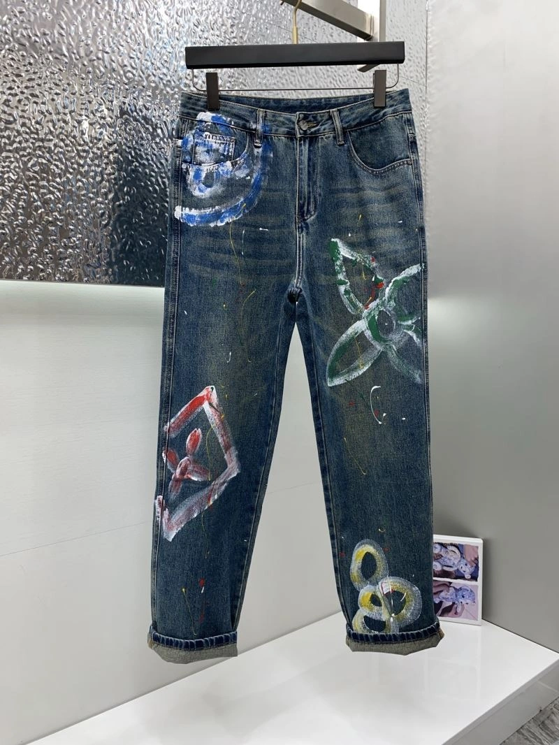 Brand-authenticated Louis Vuitton Jeans
