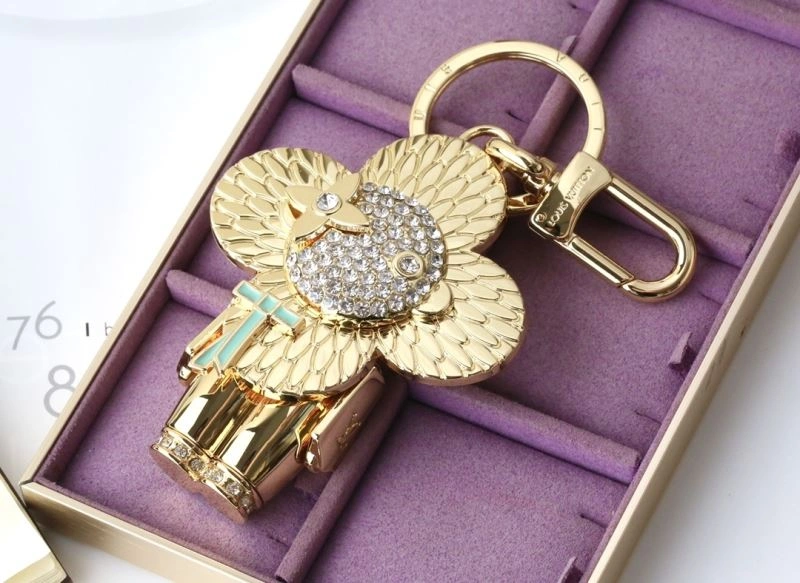 Brand-authenticated Louis Vuitton Keychains