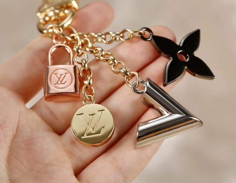 Brand-authenticated Louis Vuitton Keychains