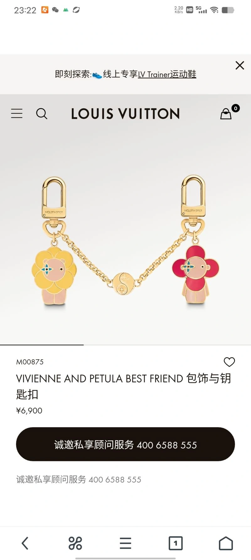 Louis Vuitton Keychains