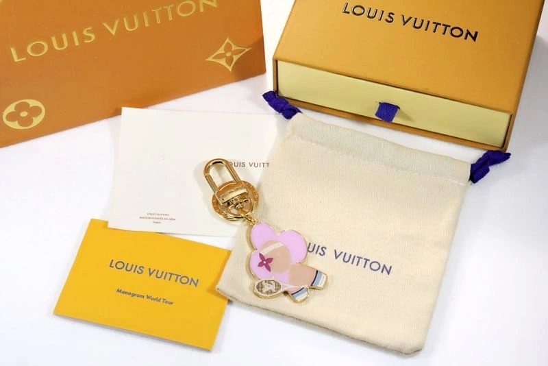 Brand-authenticated Louis Vuitton Keychains