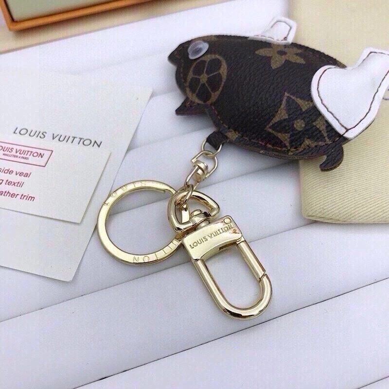 Brand-authenticated Louis Vuitton Keychains