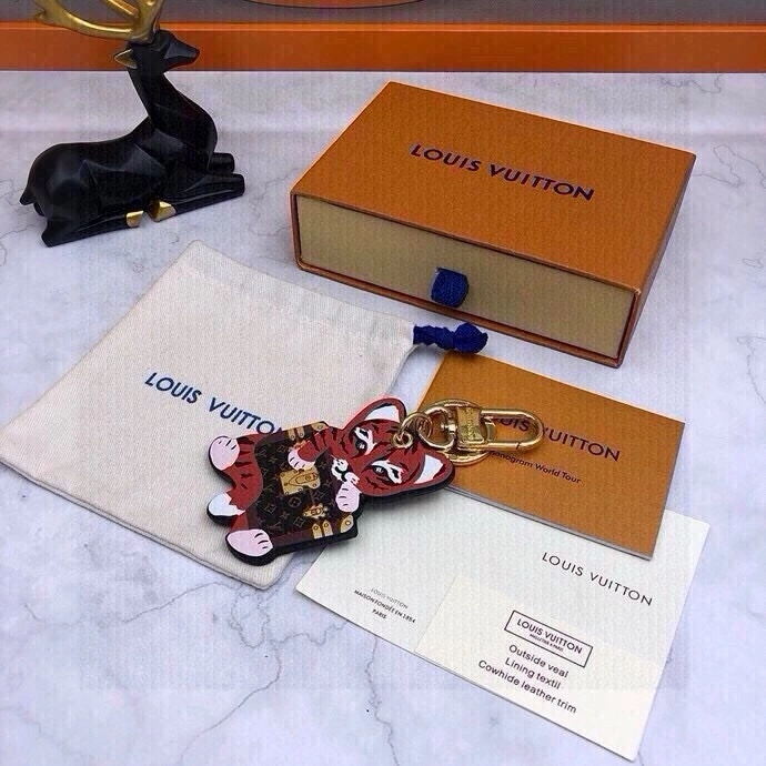 Brand-authenticated Louis Vuitton Keychains