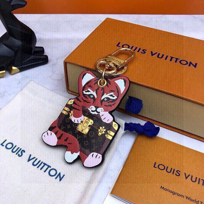 Brand-authenticated Louis Vuitton Keychains