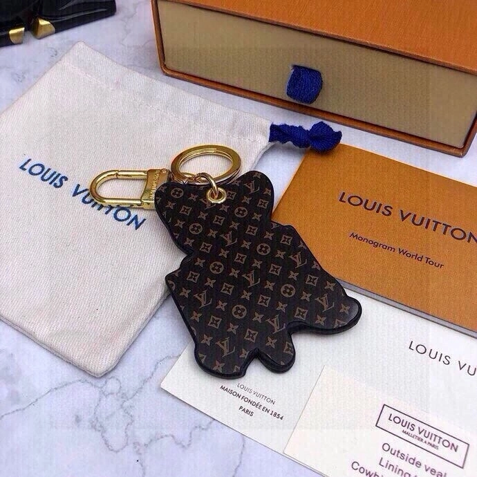 Brand-authenticated Louis Vuitton Keychains