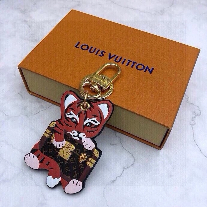 Brand-authenticated Louis Vuitton Keychains