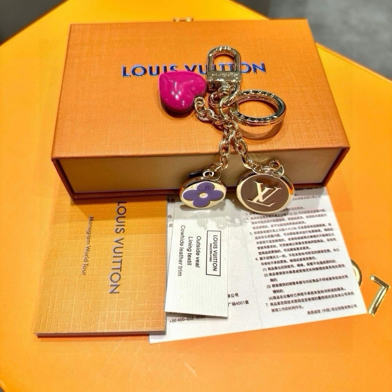 Brand-authenticated Louis Vuitton Keychains