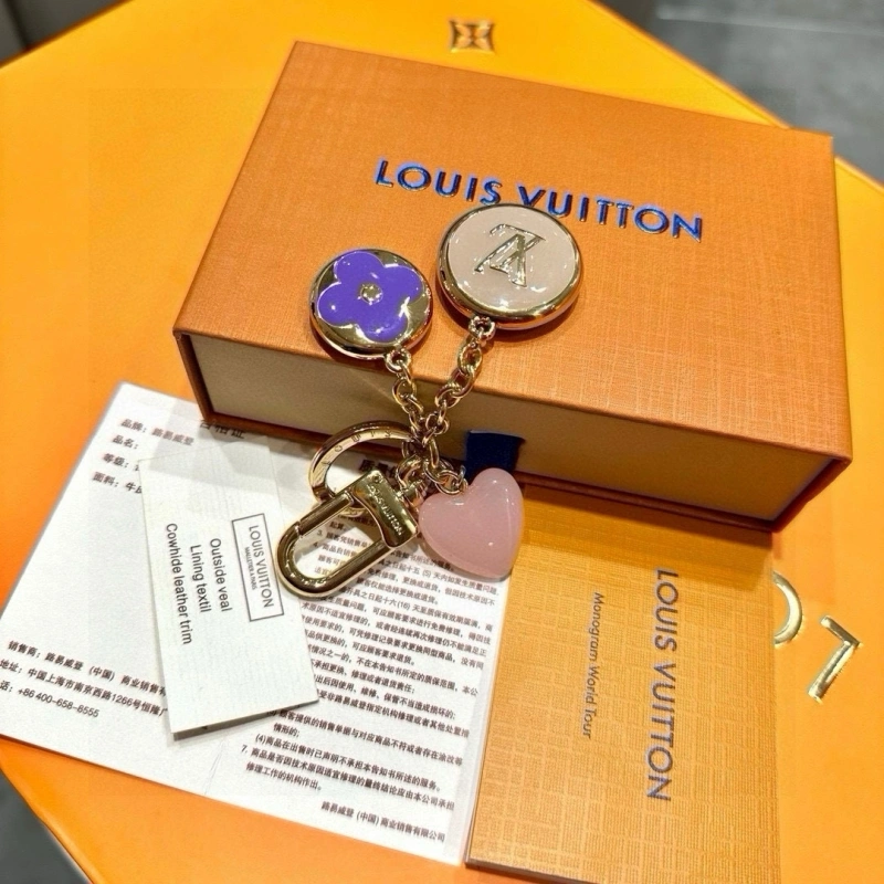 Brand-authenticated Louis Vuitton Keychains