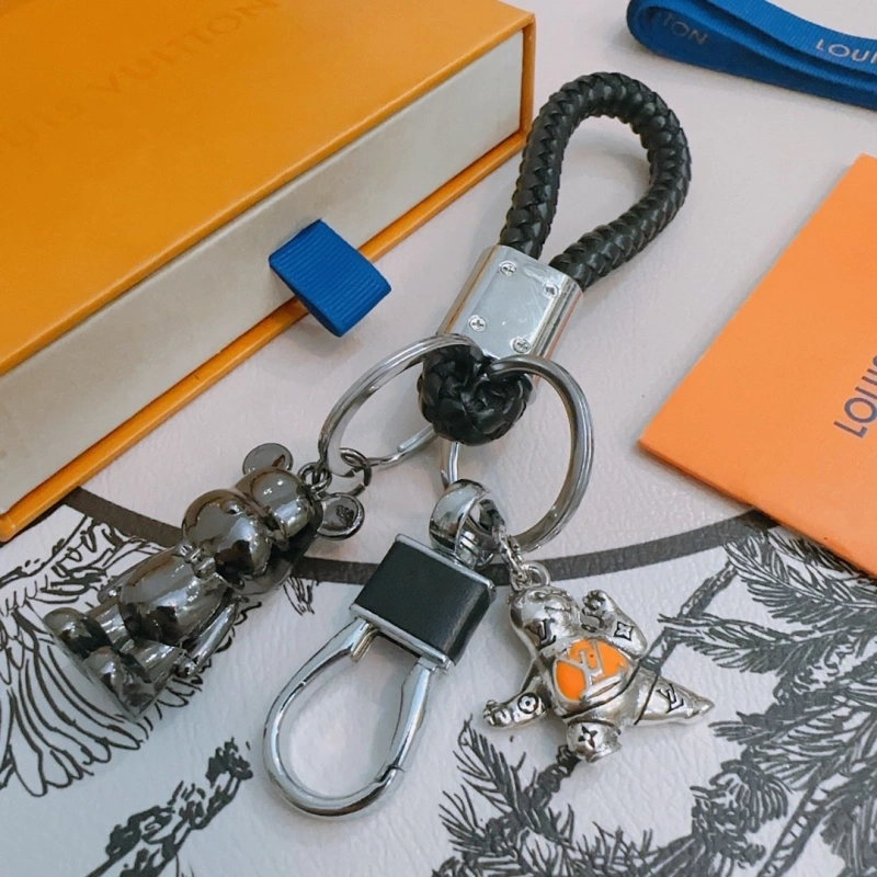 Brand-authenticated Louis Vuitton Keychains