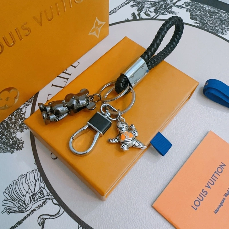 Brand-authenticated Louis Vuitton Keychains