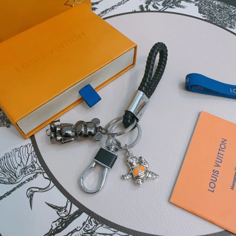 Brand-authenticated Louis Vuitton Keychains