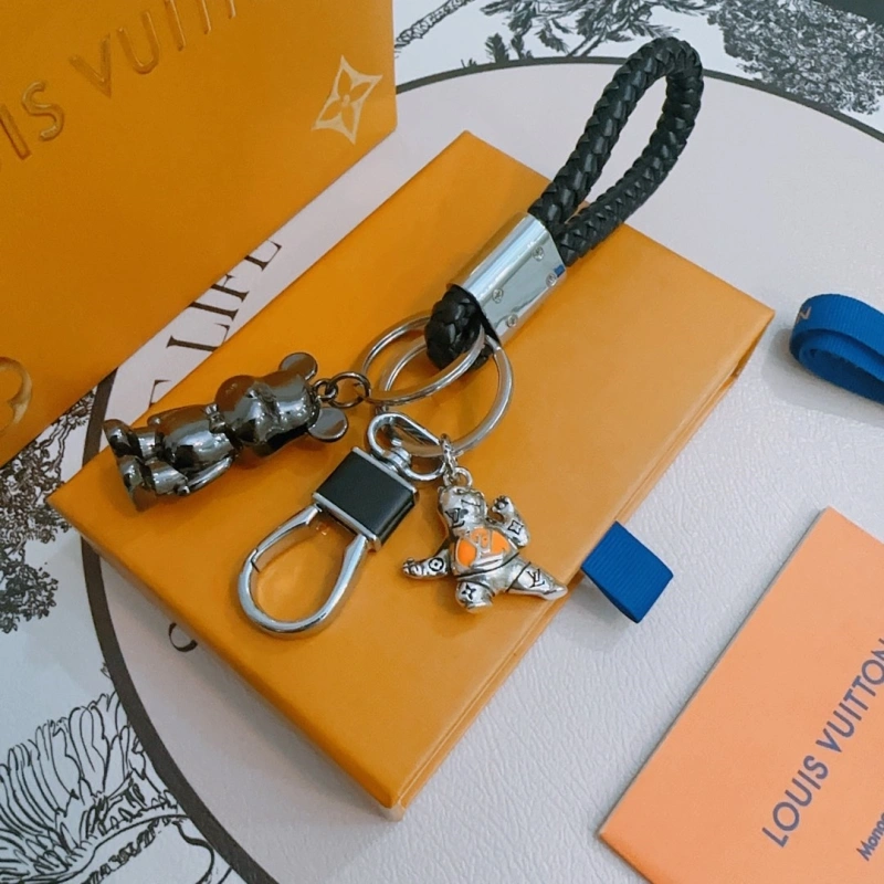 Brand-authenticated Louis Vuitton Keychains