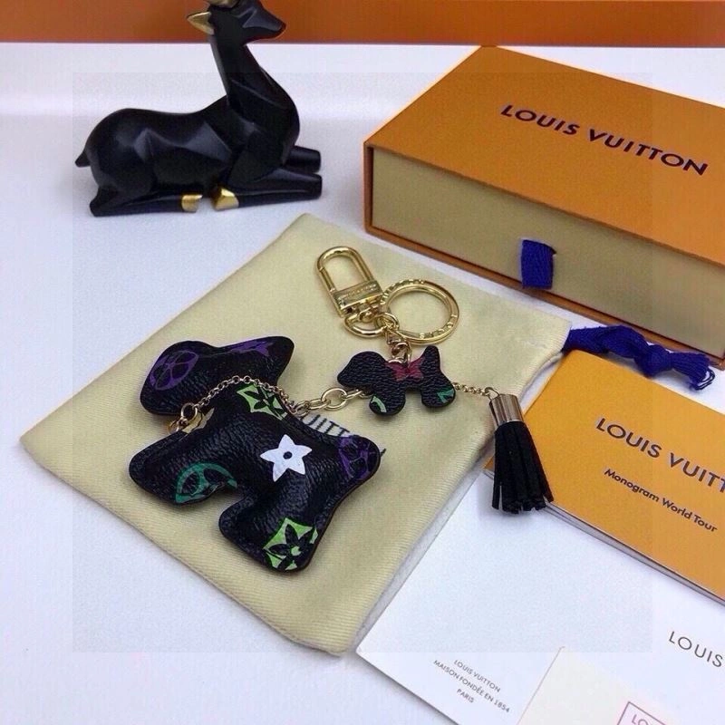 Brand-authenticated Louis Vuitton Keychains