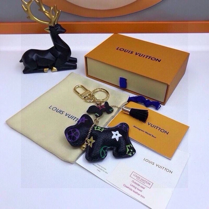 Brand-authenticated Louis Vuitton Keychains