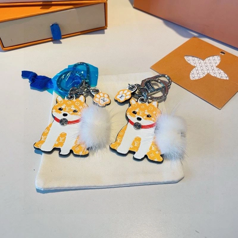 Brand-authenticated Louis Vuitton Keychains