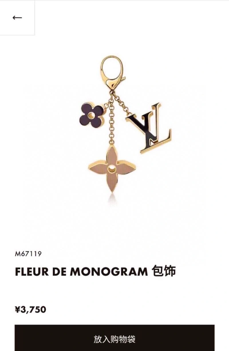 Low-cost Louis Vuitton Keychains