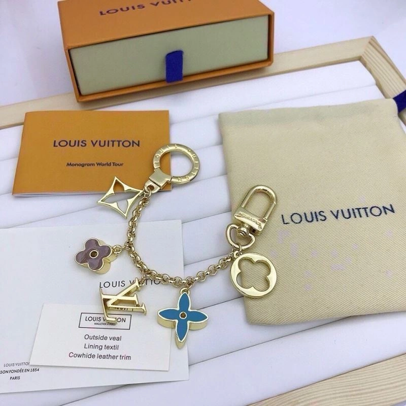 Brand-authenticated Louis Vuitton Keychains