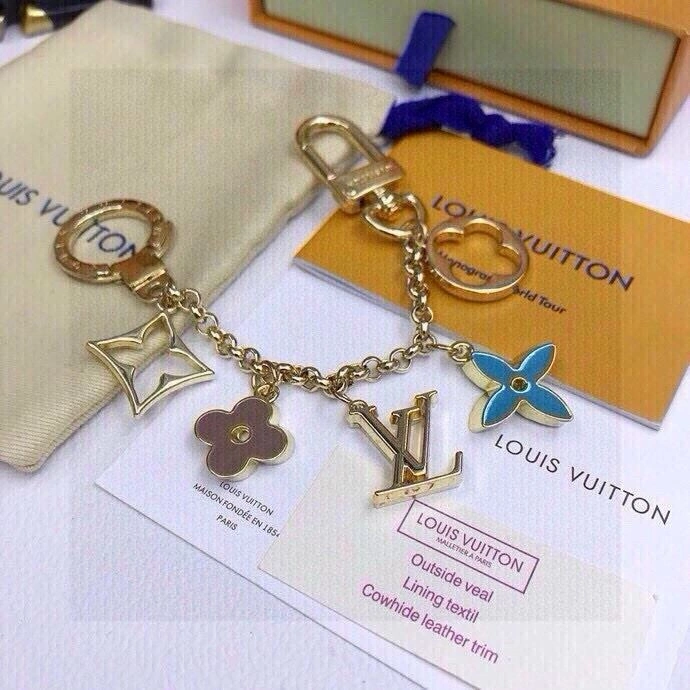 Brand-authenticated Louis Vuitton Keychains