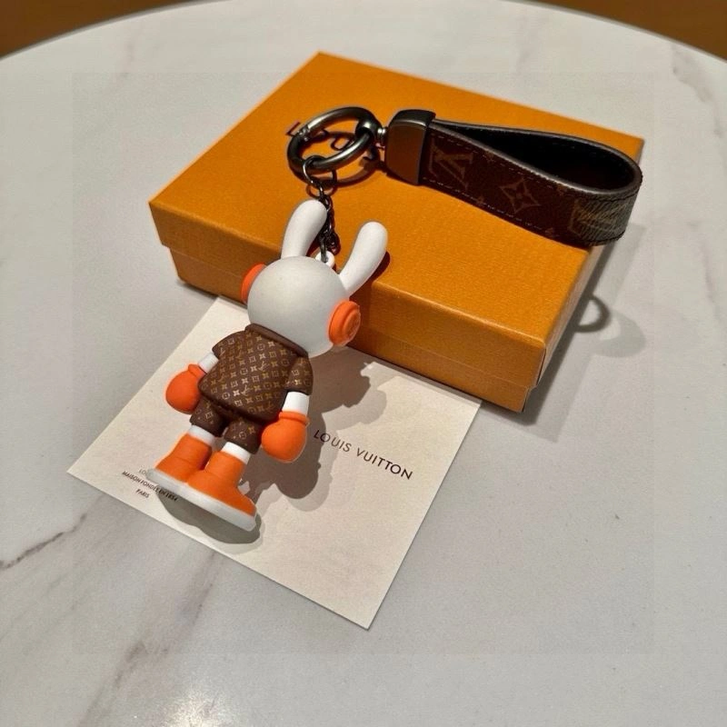 Brand-authenticated Louis Vuitton Keychains