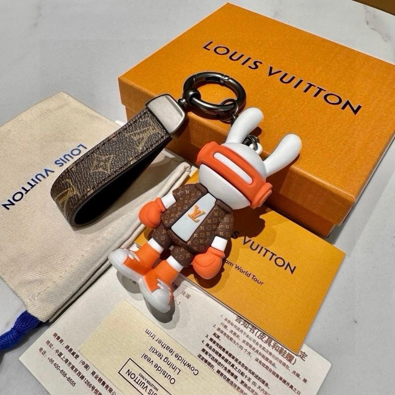 Brand-authenticated Louis Vuitton Keychains
