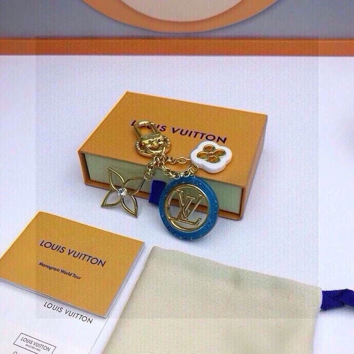 Brand-authenticated Louis Vuitton Keychains