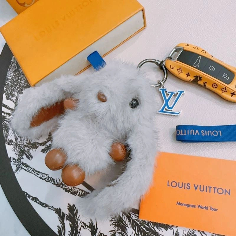 Brand-authenticated Louis Vuitton Keychains