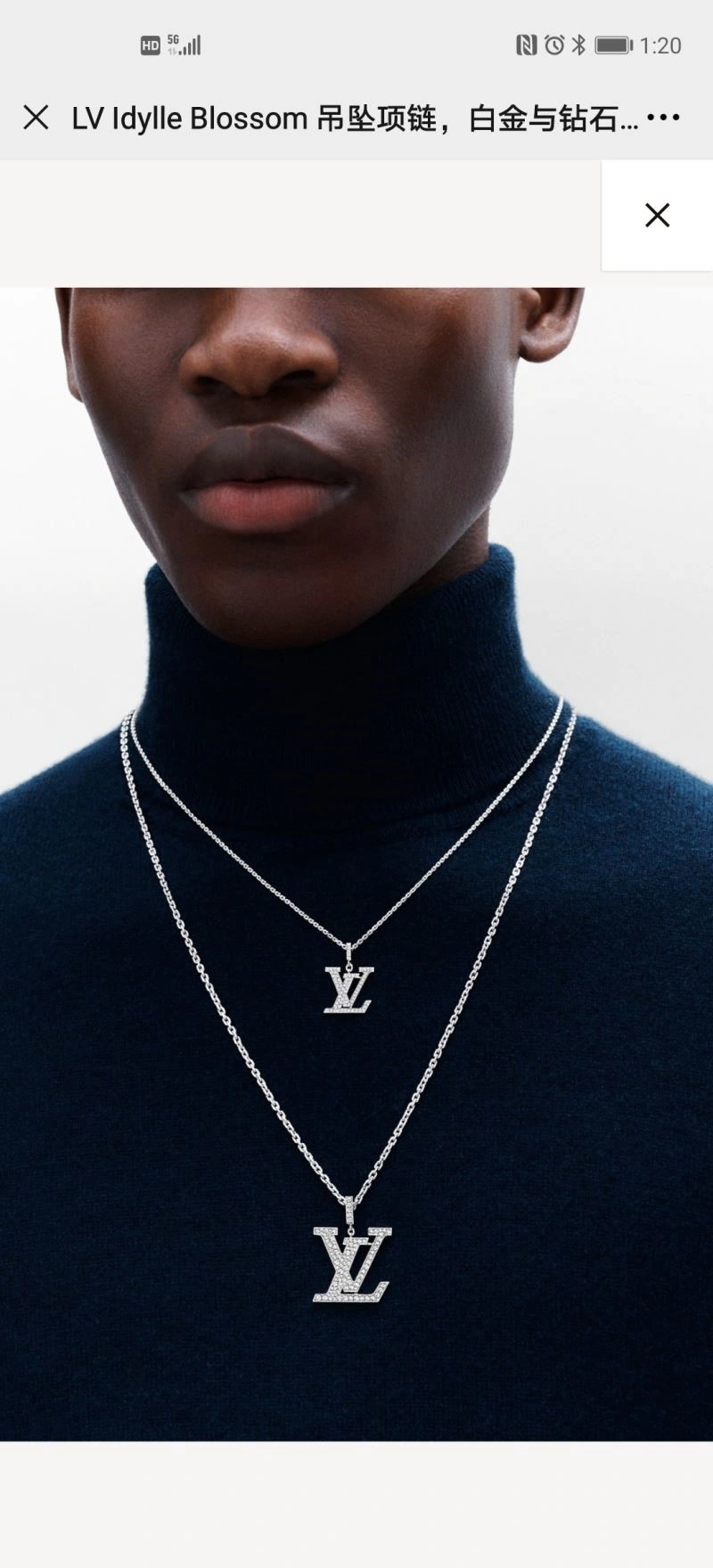 OEM Louis Vuitton Necklaces