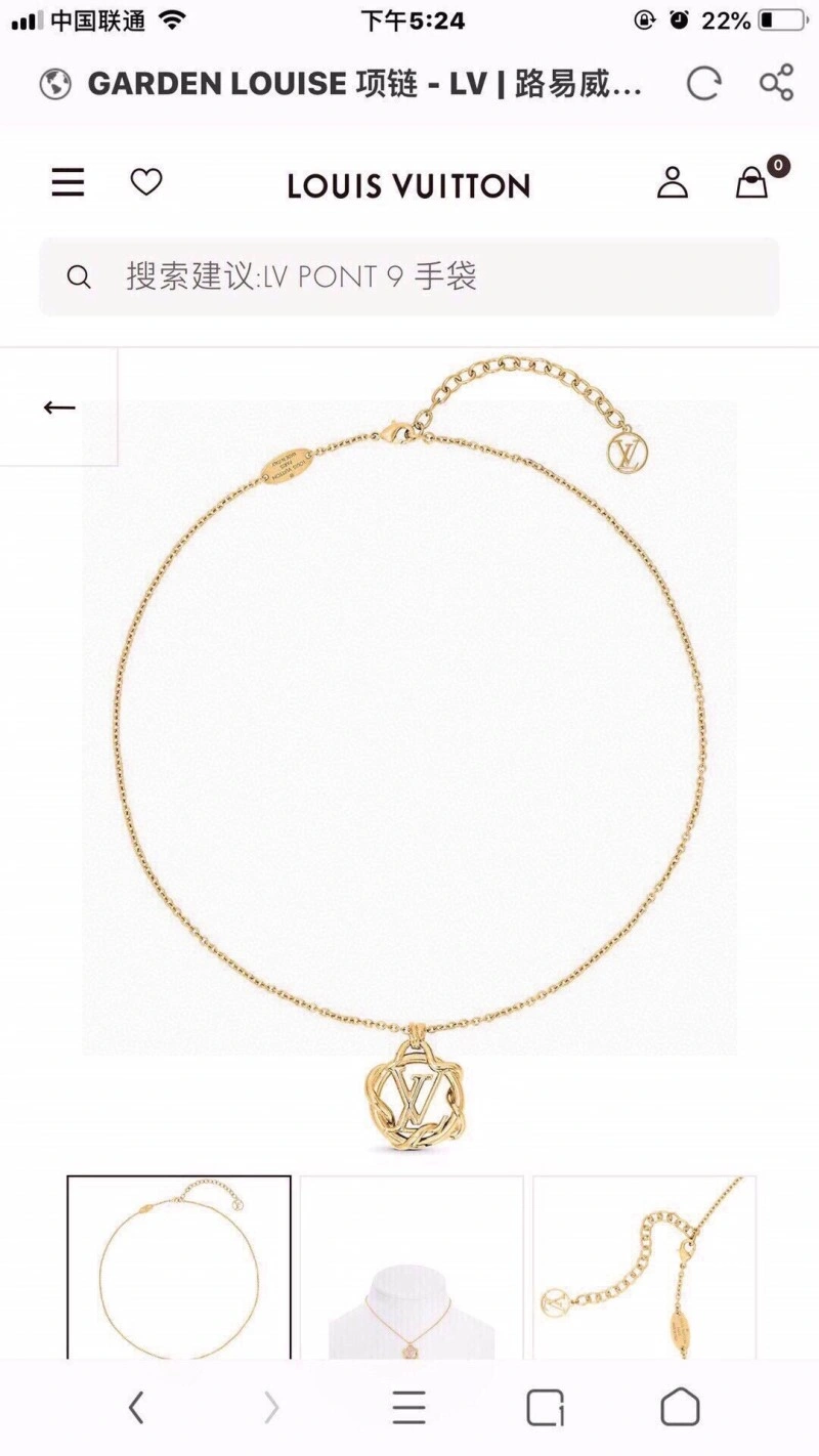 Exact replica Louis Vuitton Necklaces