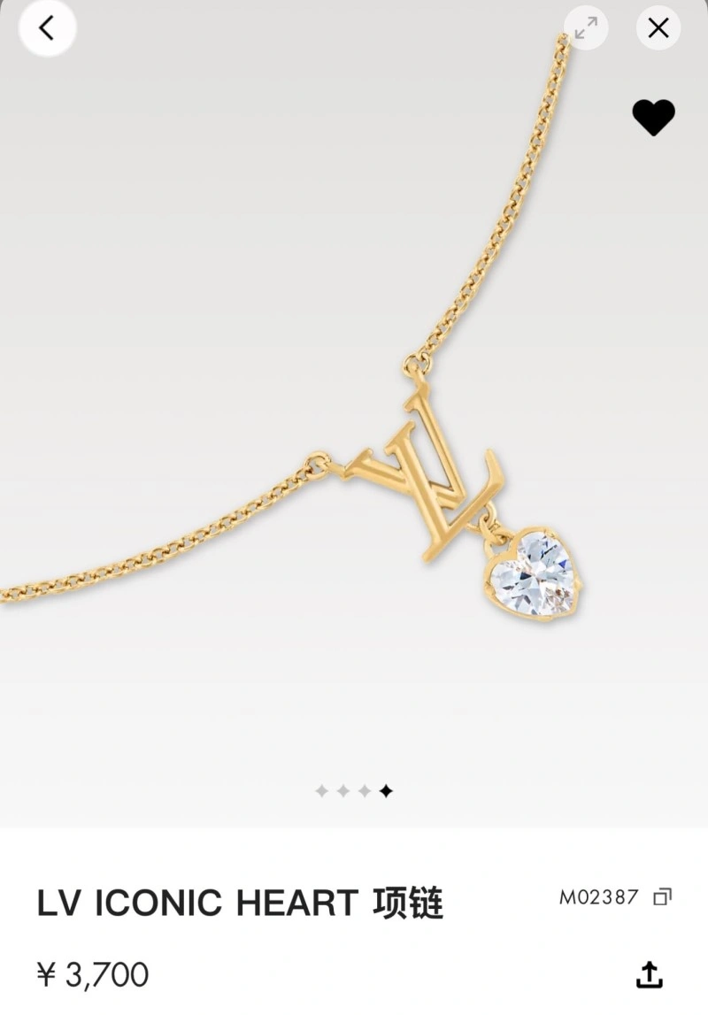 Precise copy Louis Vuitton Necklaces