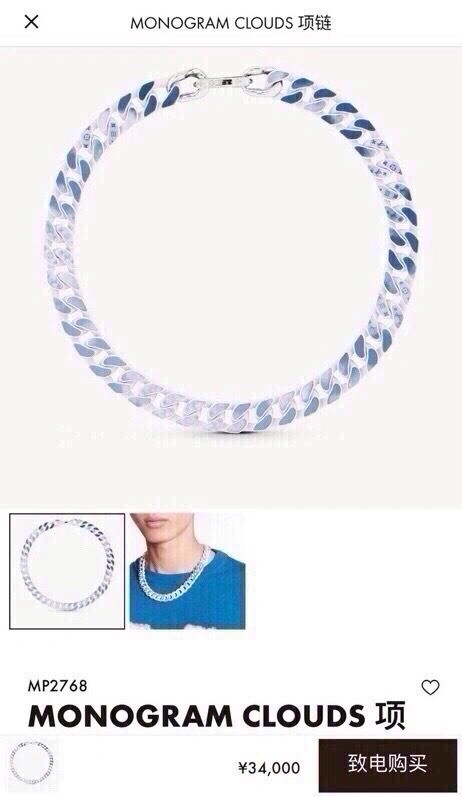 Original Louis Vuitton Necklaces